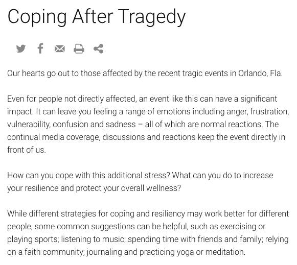 Coping with Tragedy - University Counseling Center - Grand Valley State ...